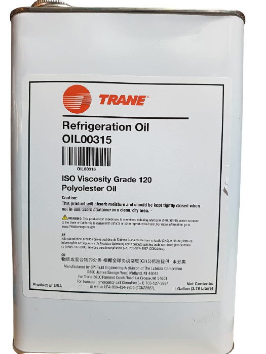 ACEITE DE REFRIGERACION TRANE GALON (3.79 L) ( MODELO - OIL00315 )