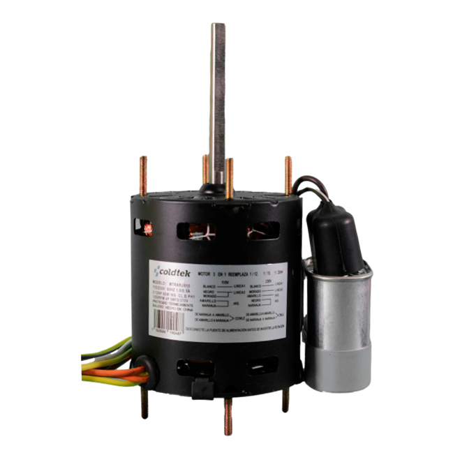 MOTOR 115/230V 60HZ 1.1/0 6A 1550RPM :: Garceshvac.com.mx